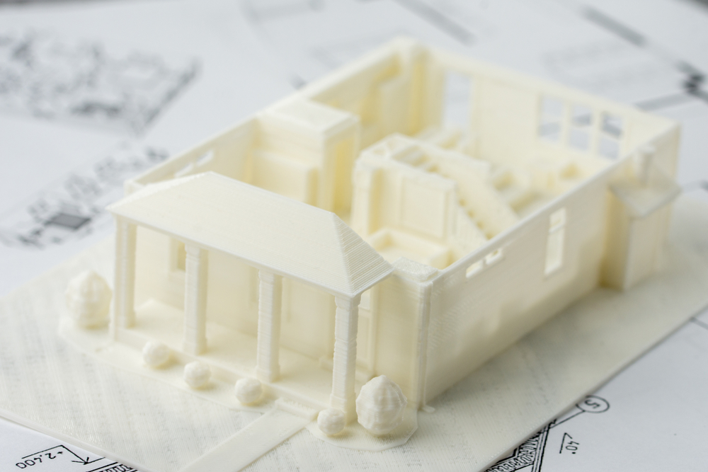 Impression de modèles architecturaux avec des machines SLA 3D ...